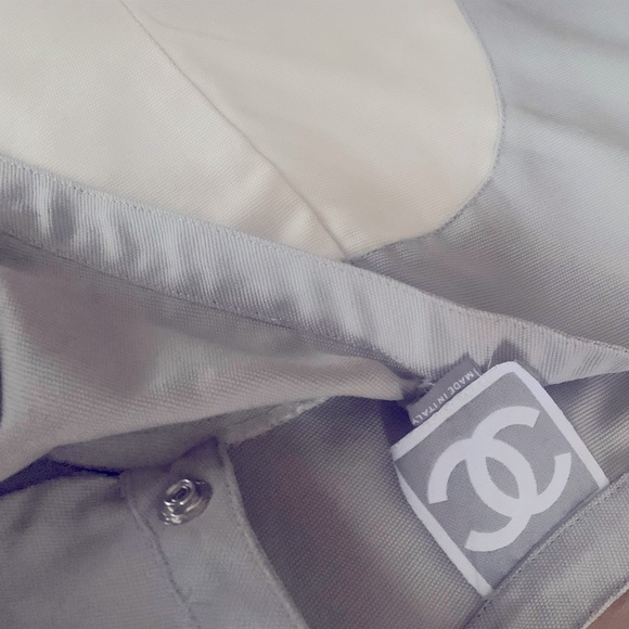 CHANEL | Pants & Jumpsuits | Chanel Identification Collection Logo ...